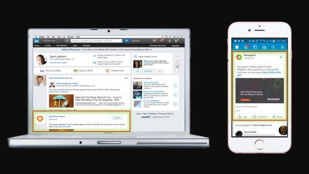 LinkedIn Sponsored Updates for Content Marketers | PPTX