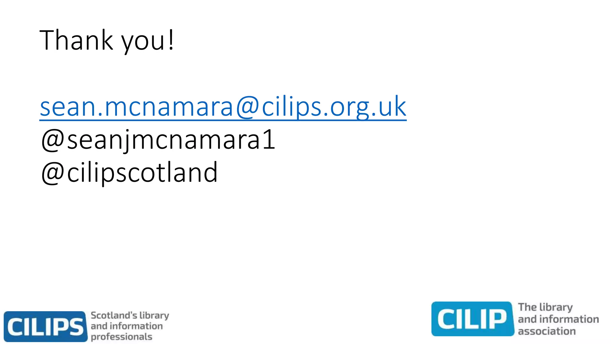 New Professionals and CILIPS | PPTX