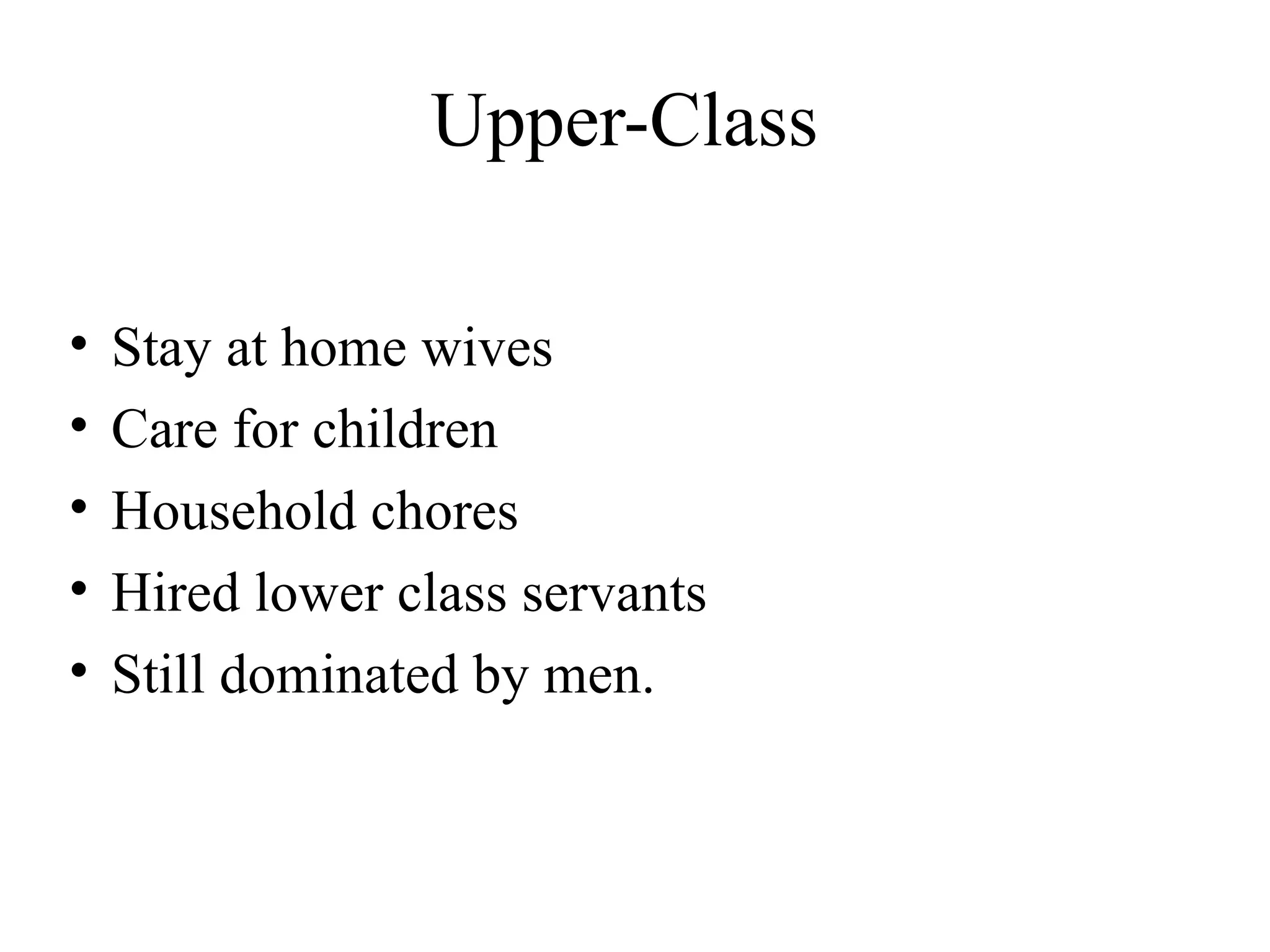 Gender Roles in the 19th Century | PPT