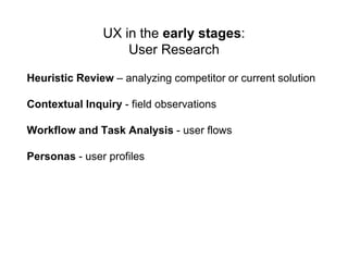 User Experience Design in Agile Development for Enterprise Software | PPT