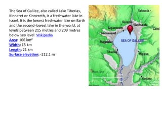 sea of galilee.pptx | Geography | Science