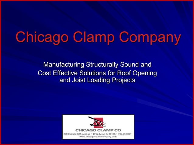 Chicago Clamp Company | PPTX