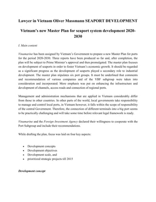 Seaport development | PDF