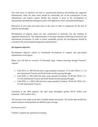 Seaport development | PDF
