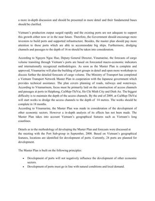Seaport development | PDF