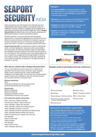 Seaport Security India | PDF | Cruises | Travel Type
