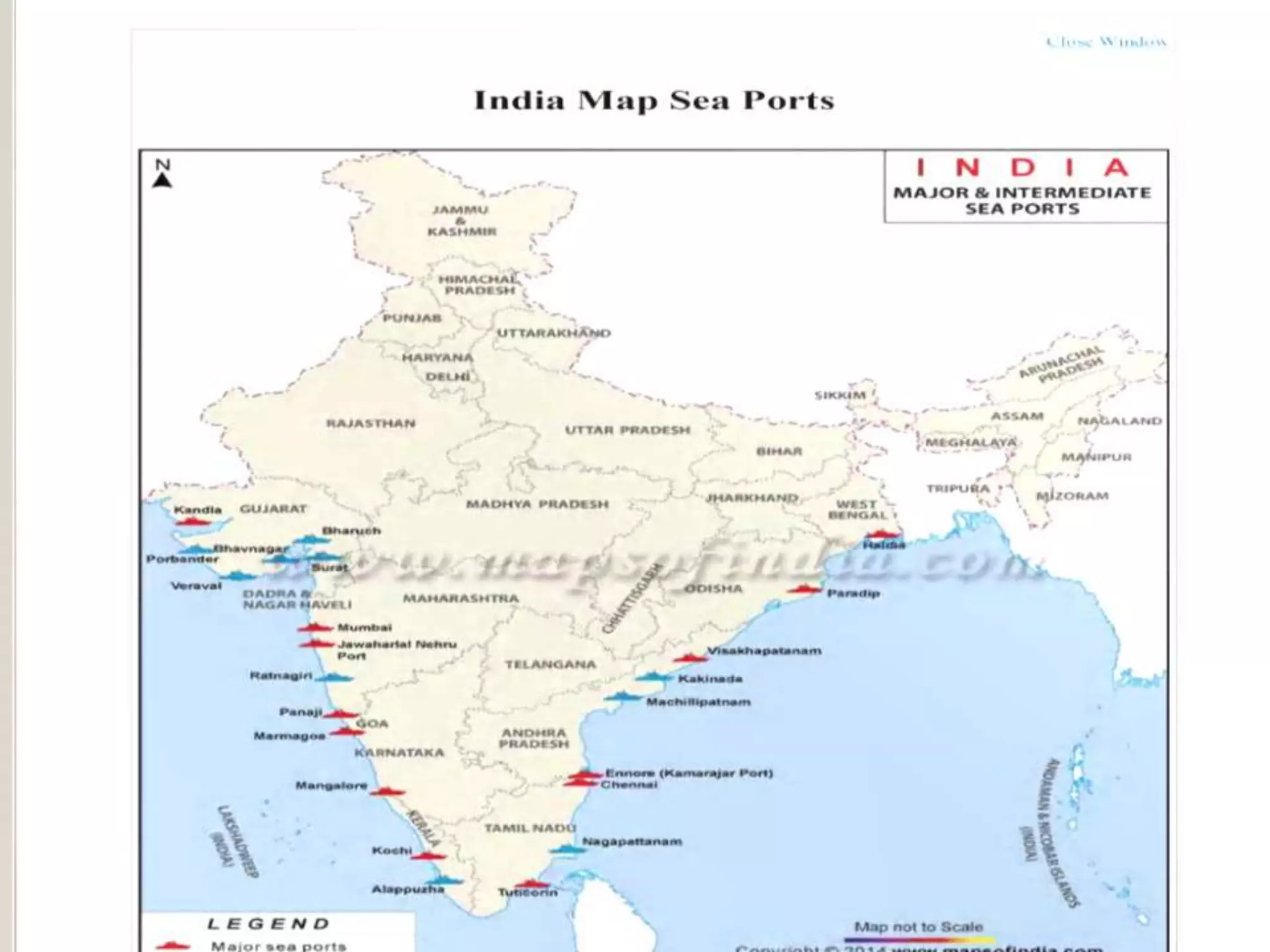Sea ports in india | PPTX