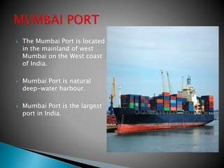 Sea ports in india | PPTX