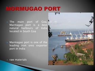 Sea ports in india | PPTX