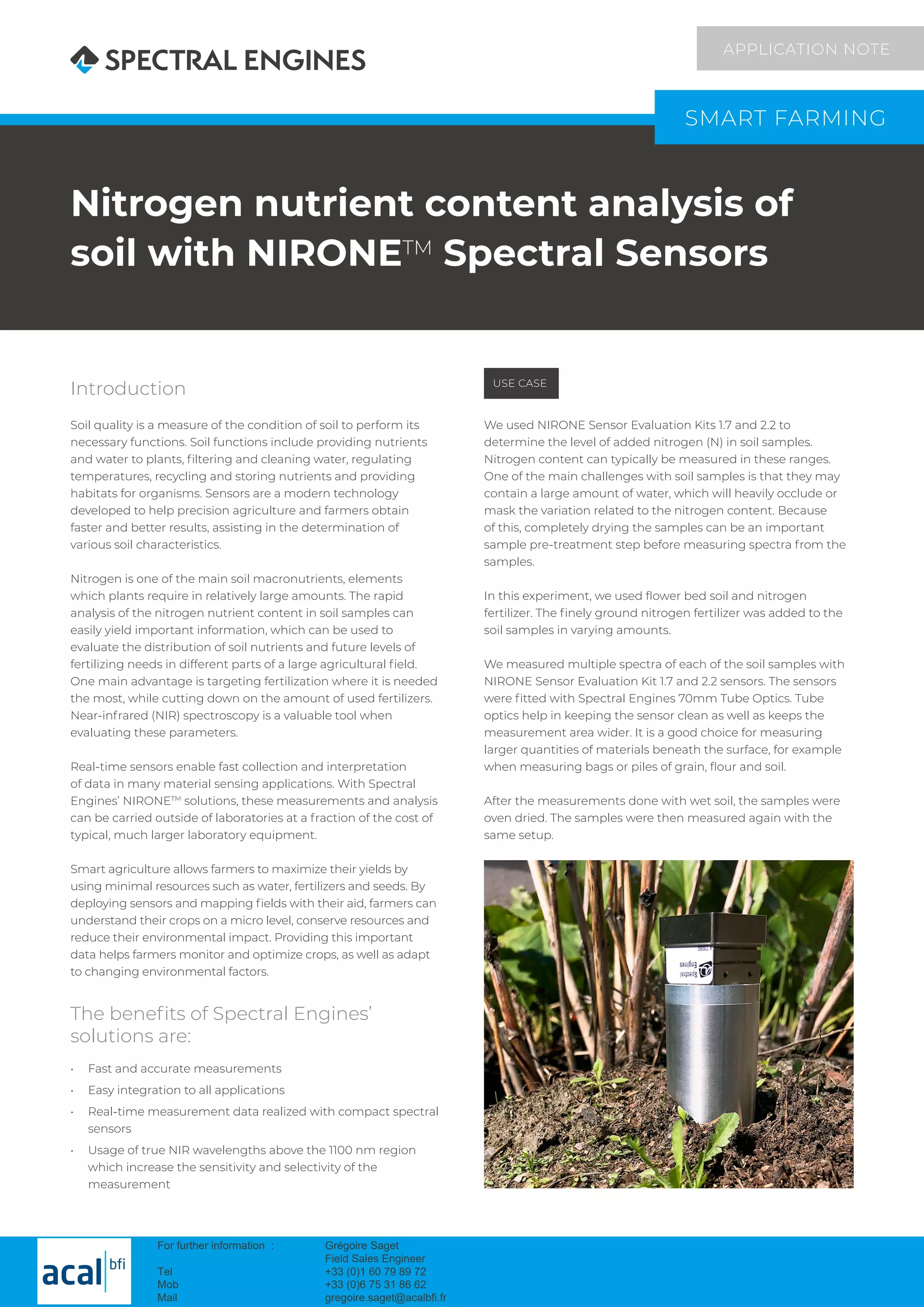Se application notes_smartfarming_nitrogennutrientcontent_v03 | PDF