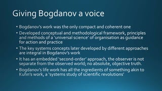 From the Unity of Science to the Unity of Systems Paradigm | PPT