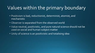 From the Unity of Science to the Unity of Systems Paradigm | PPT