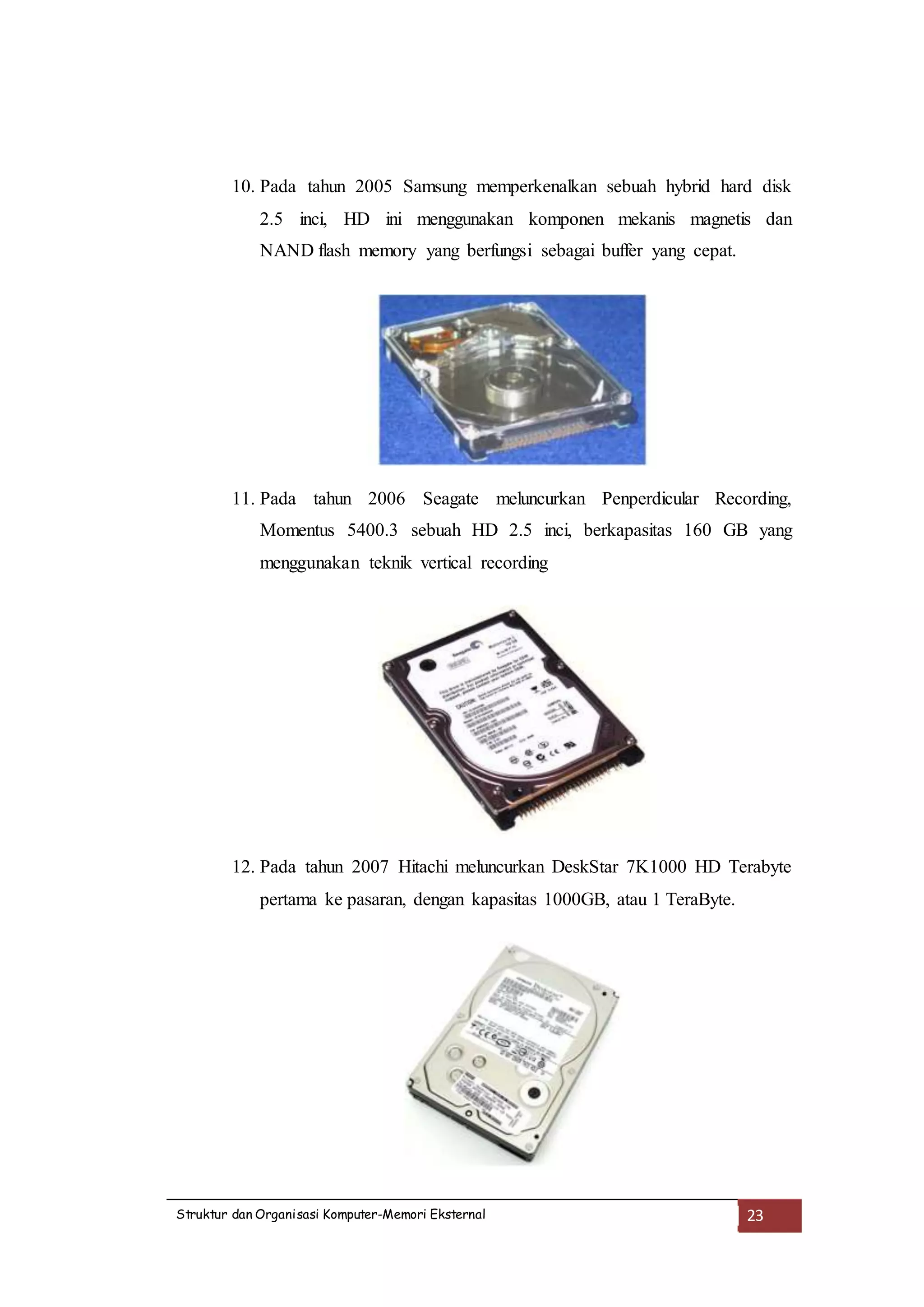 Sejarah dan Perkembangan Memori External | DOCX