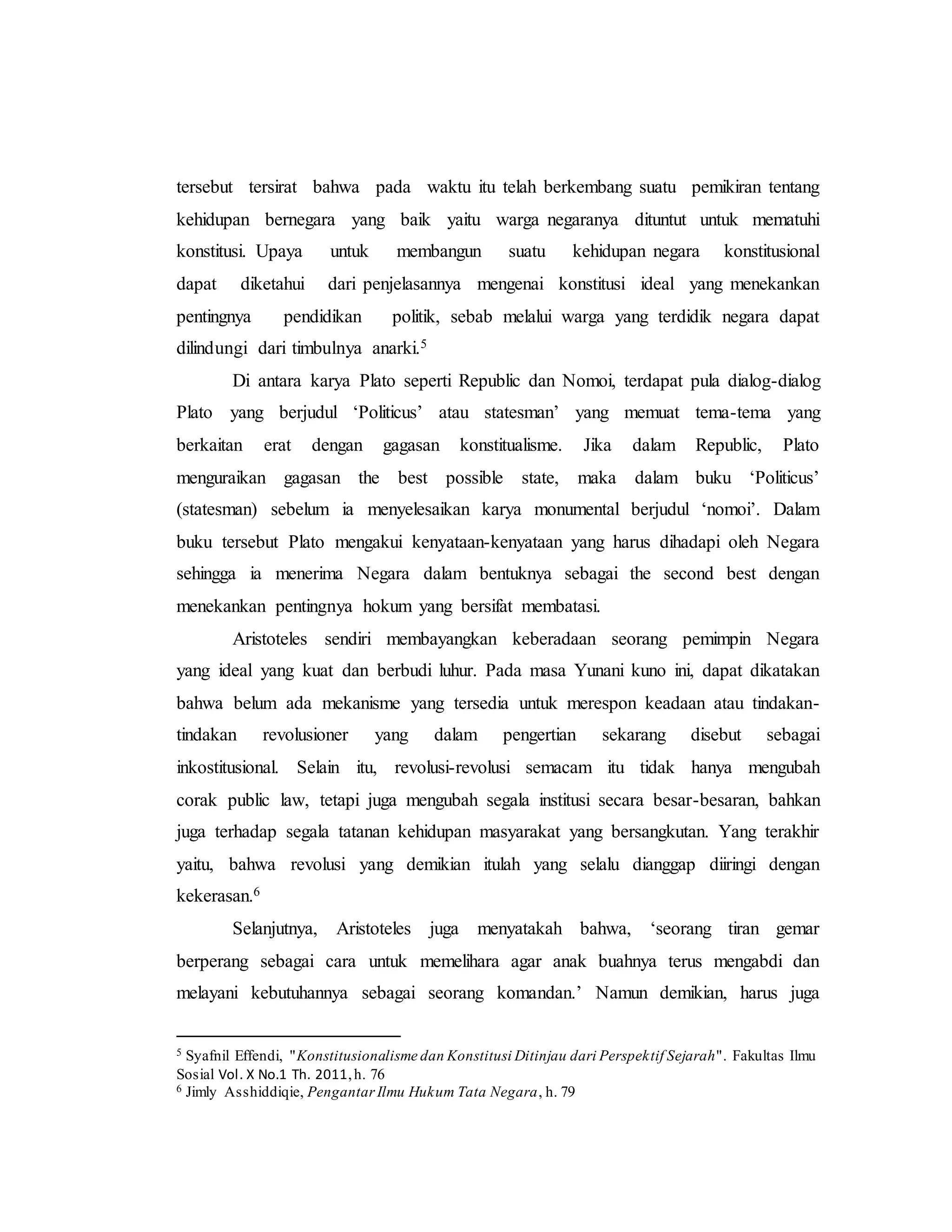 Sejarah Konstitusi: Yunani - Modern | DOCX
