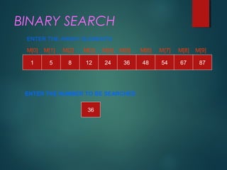 Linear and Bianry search | PPT