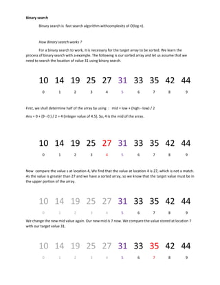Linear and Binary Search | PDF