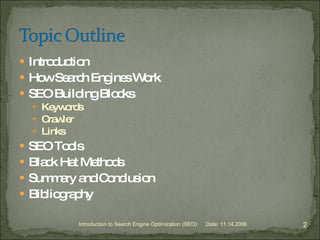 Search Engine Optimization Overview | PPT
