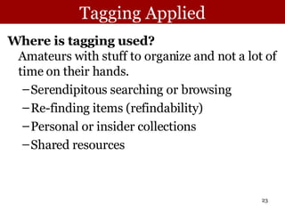 Classification, Tagging & Search | PPT