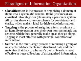 Classification, Tagging & Search | PPT