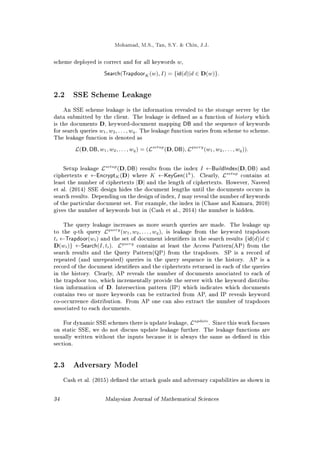 Searchable symmetric encryption security definitions | PDF