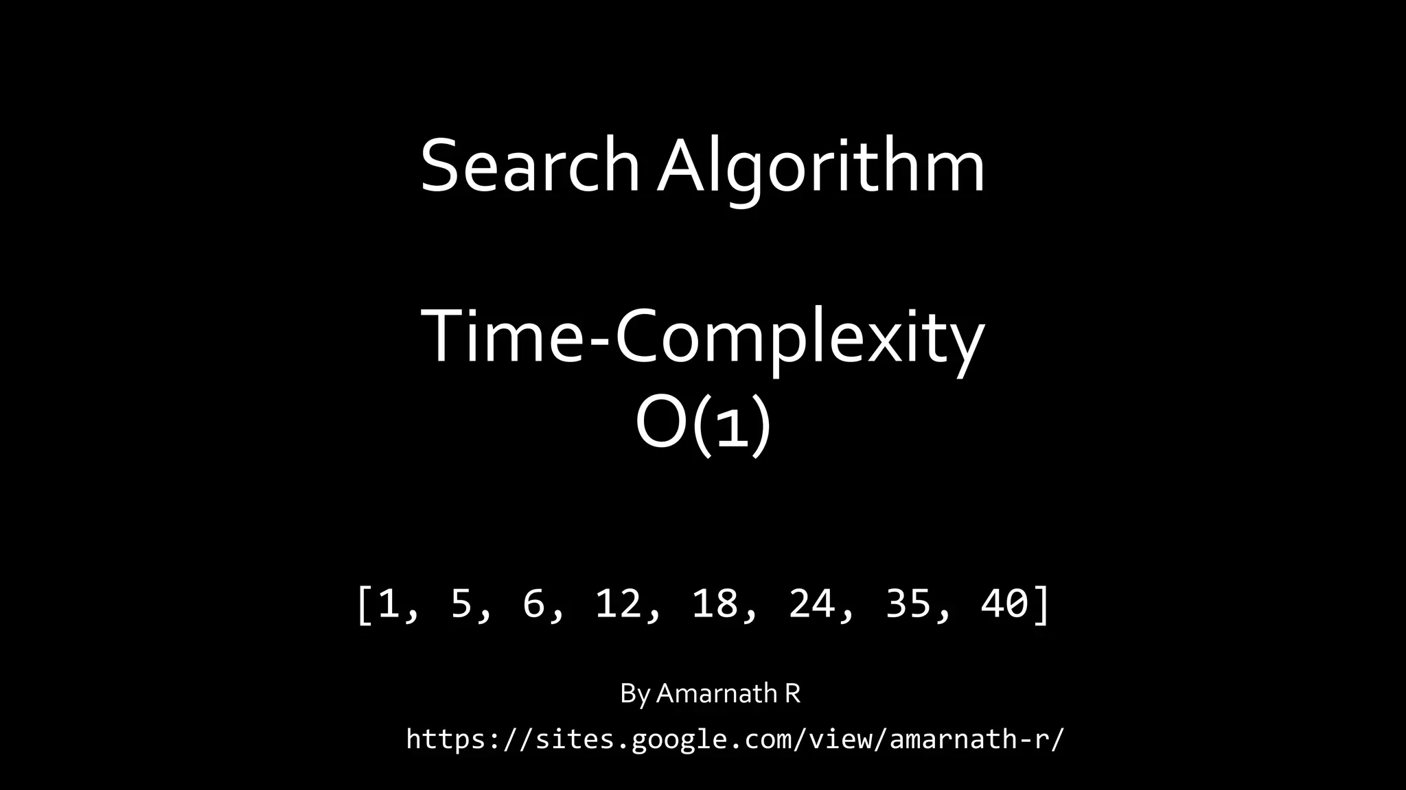Search Algorithm Using Linear Regression Line Ppt