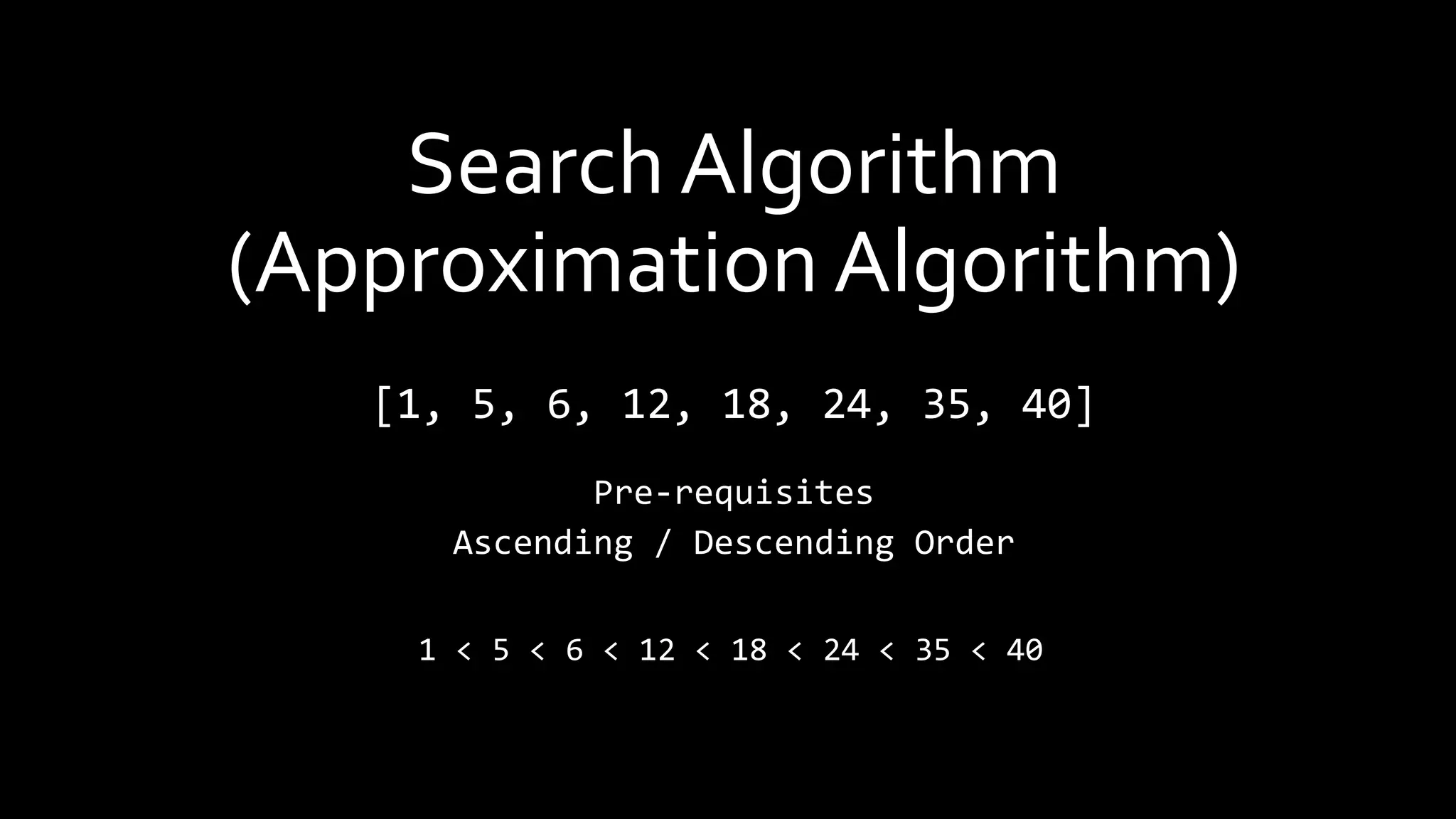 Search Algorithm Using Linear Regression Line Ppt
