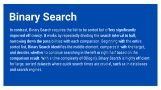 Search Algorithms: Linear Search vs. Binary Search - Which is Better ...