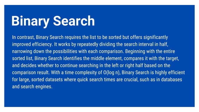 Search Algorithms: Linear Search vs. Binary Search - Which is Better ...