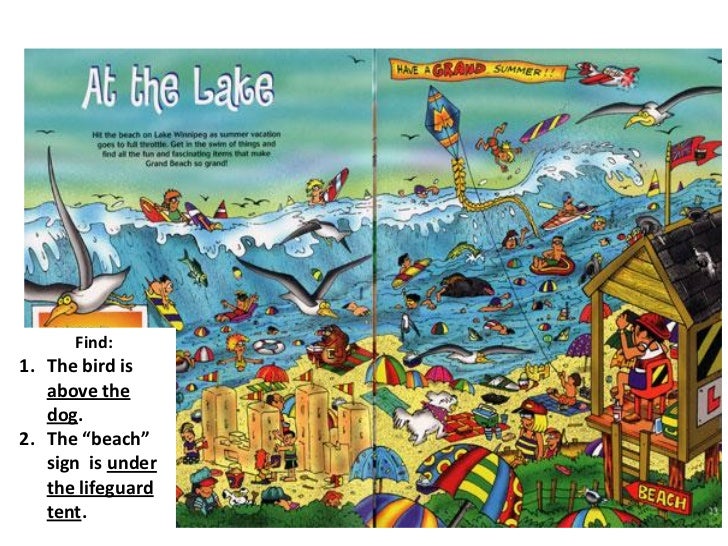 Search and find activity for preps