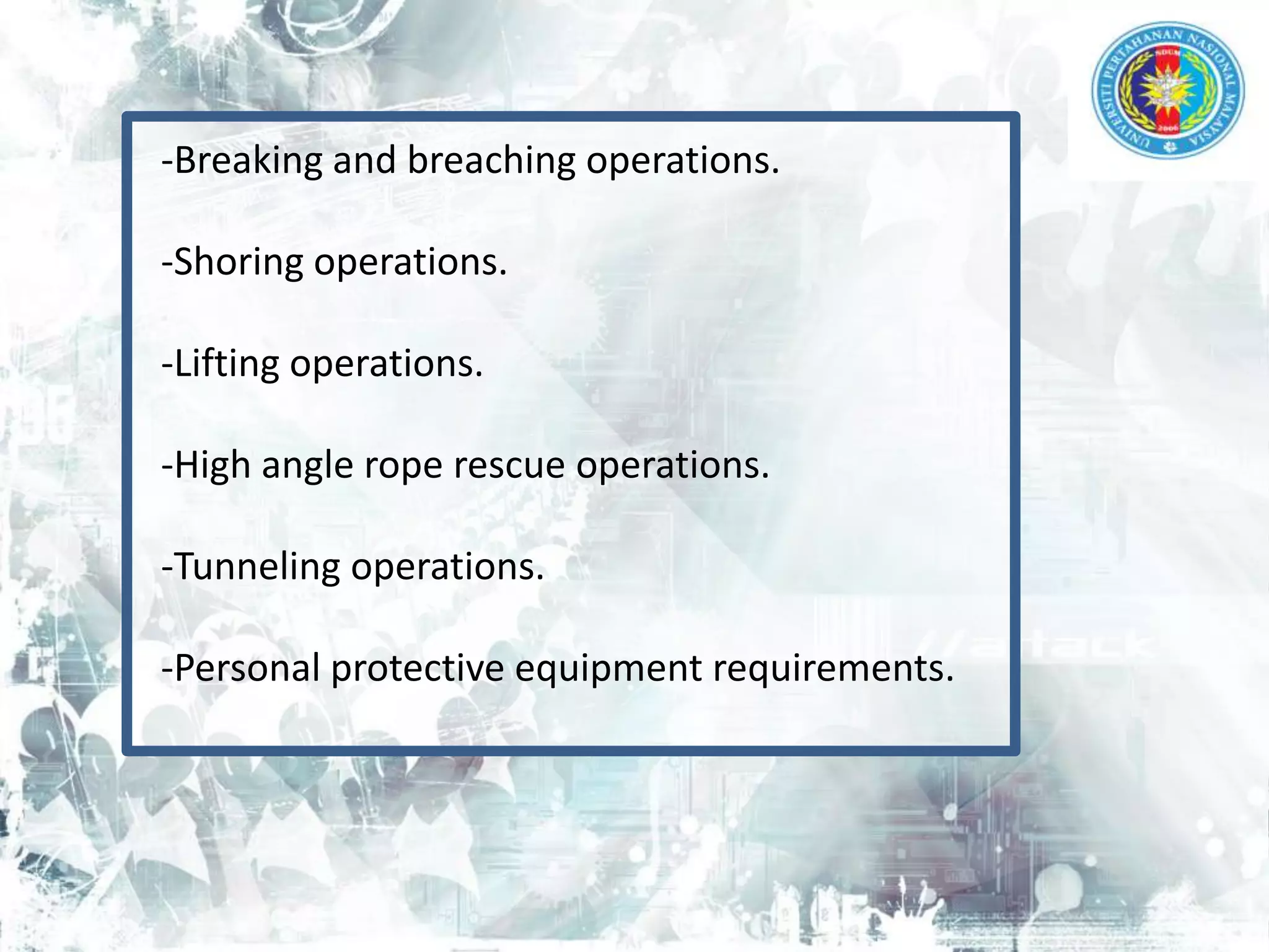 Search and rescue | PPTX