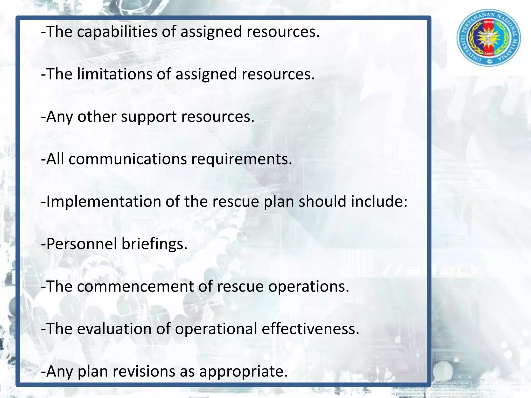 Search and rescue | PPTX