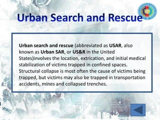 Search and rescue | PPTX