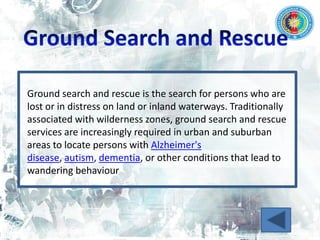 Search and rescue | PPTX