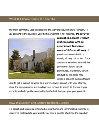 Search and Seizure Basics - What Happens When the Police Conduct An ...