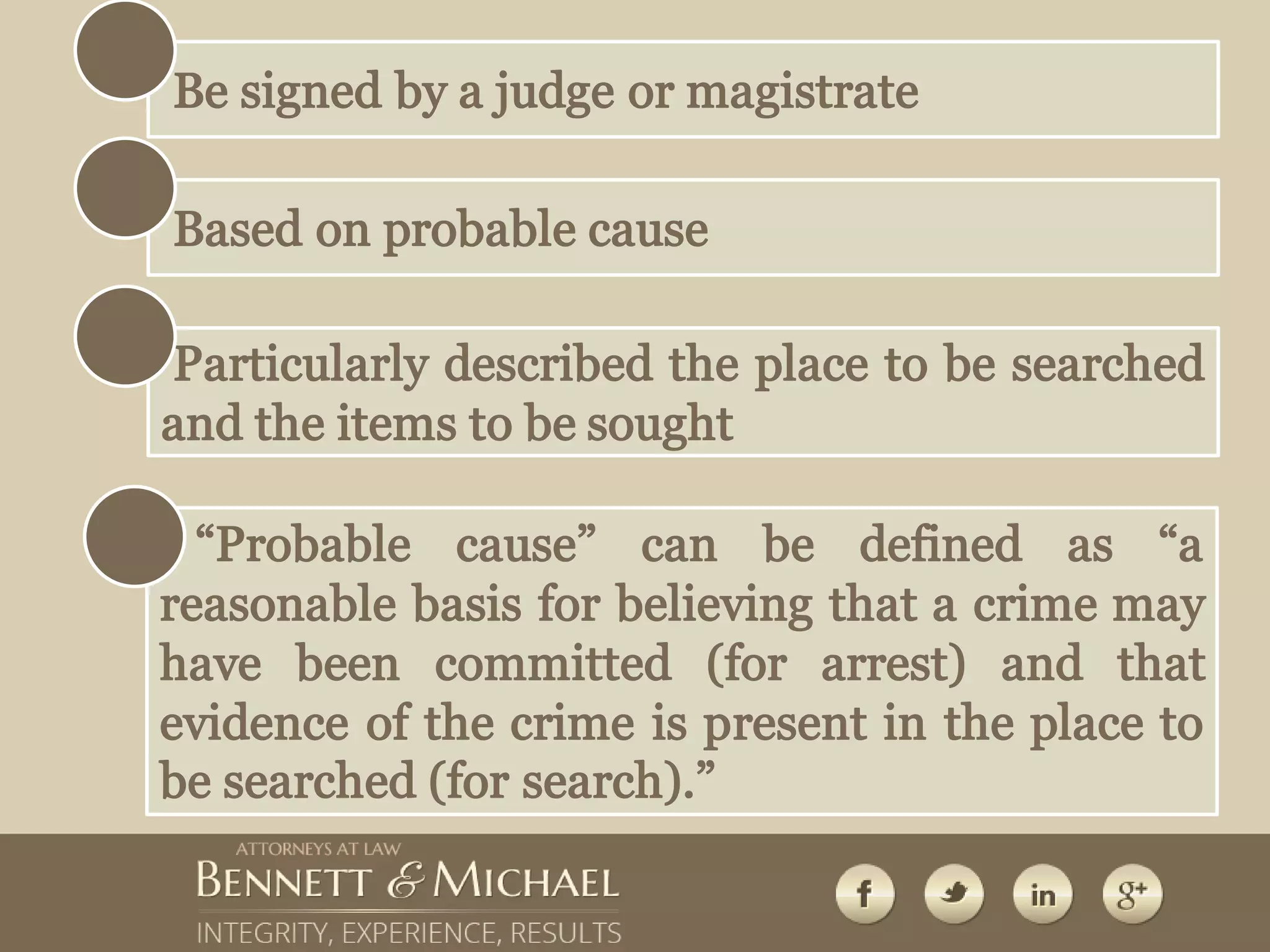 Search and Seizure Basics Your Home | PDF