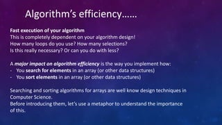 Search and Sort algorithms. Bubble, Insertion, Selection. | PPT