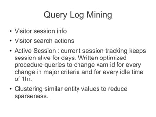 Query recommendation by search filters and criteria prediction | PDF