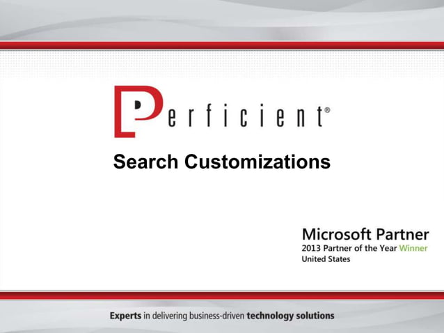 Search Customizations in SharePoint 2013 | PPTX | Search | Internet