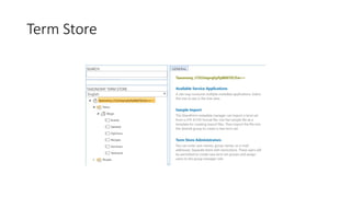 Search driven architecture in SharePoint | PPT