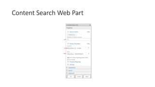 Search driven architecture in SharePoint | PPT