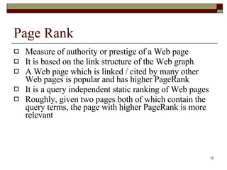 How web searching engines work | PPT