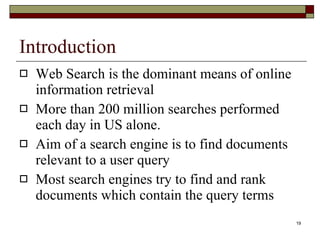 How web searching engines work | PPT