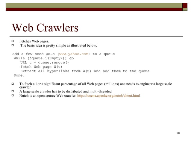 How web searching engines work | PPT