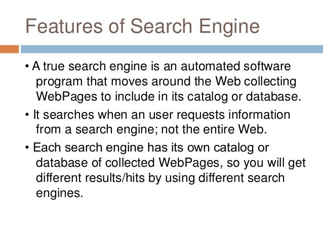 Search engine