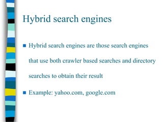 Search engine | PPTX