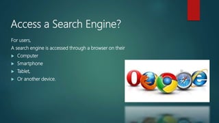 Search Engines & Web Browser & Internet & World wide Web (WWW) | PPTX
