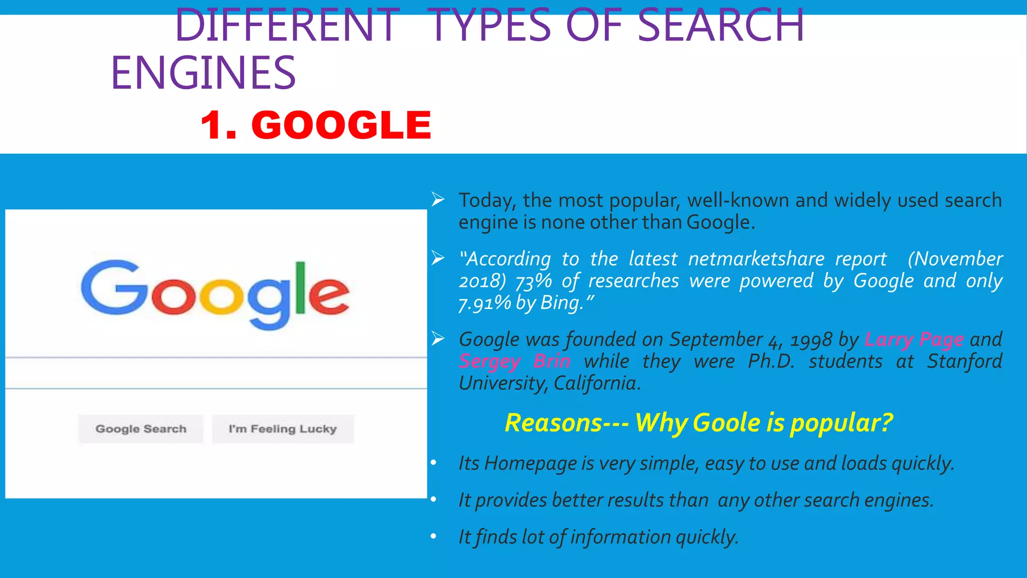SEARCH ENGINE | PPT