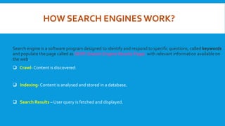 SEARCH ENGINE | PPT