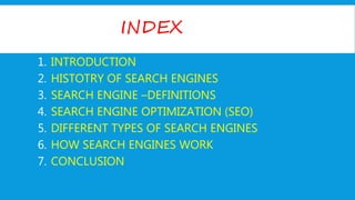 SEARCH ENGINE | PPT