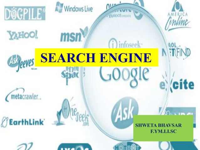 Types and overview of Search Engine | PPT